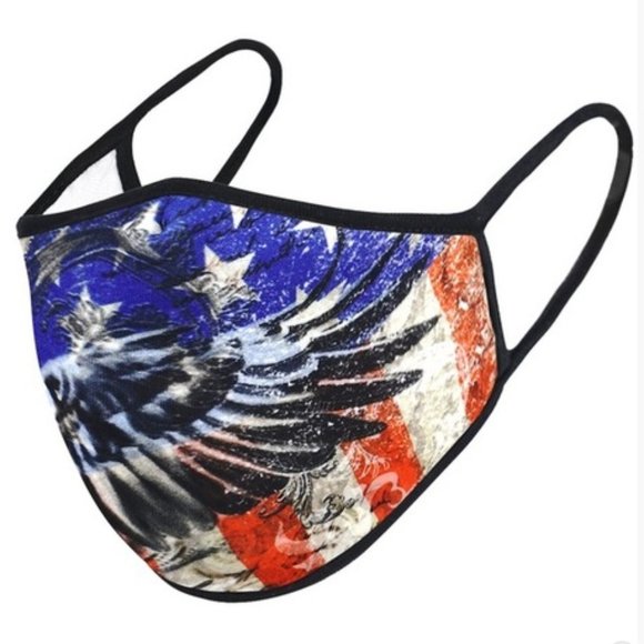 Accessories | American Eagle Us Flag Print Cloth Face Mask | Poshmark